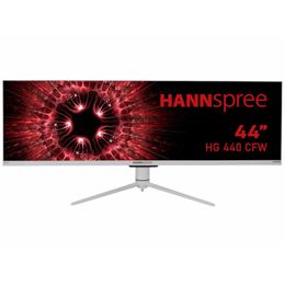 Hannspree Gaming-LED-Monitor »HG440CFW(HSG1447)« 111, 25 cm/44 ′′ 3840 x 1080 px 1 Reaktionszeit 120 Hz Ultra Wide weiß Energieeffinzienzklasse G...