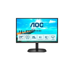 AOC LED-Monitor »24B2XDM« 60 cm/24 ′′ 1920 x 1080 px Full HD 4 Reaktionszeit 75 Hz schwarz