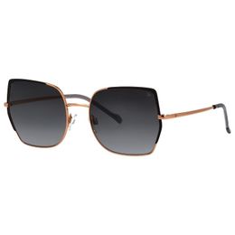 Titanflex Sonnenbrille »826704« Form Feminin, Logo auf Glas und Bügel, Polyamid UV 400 gold/schwarz