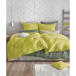 Fleuresse Bettw&auml;sche &raquo;Provence in Gr. 135x200, 155x220 oder 200x200 cm&laquo; 2 Stk. tlg. Halbleinen, 50% Baumwolle, 50% Leinen, Gr. 135x200, 155x220,...