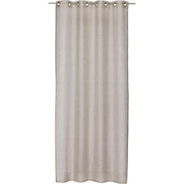 ELBERSDRUCKE Gardine &raquo;Mirage 06 braun&laquo; &Ouml;sen 1 Stk. tlg. braun Obermaterial: 100% Polyester 255 cm