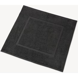 Christy Badematte &raquo;Organic&laquo; H&ouml;he 4 mm fu&szlig;bodenheizungsgeeignet Luxus Badematte 850g/m&sup2; - 100% Bio-Baumwolle, 60 x60, 2er-Set cinder Obermaterial:...