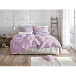 Fleuresse Bettw&auml;sche &raquo;Provence in Gr. 135x200, 155x220 oder 200x200 cm&laquo; 2 Stk. tlg. Halbleinen, 50% Baumwolle, 50% Leinen, Gr. 135x200, 155x220,...