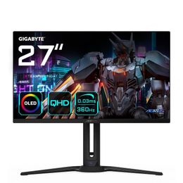 Gigabyte Gaming-Monitor »AORUS FO27Q3« 67, 8 cm/27 ′′ 2560 x 1440 px QHD 0, 03 Reaktionszeit 360 Hz schwarz Neigbar,Höhenverstellbar, Drehbar,...