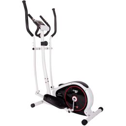 Christopeit Sport Crosstrainer »CT 3« Schwungmasse ca. 7 kg, 8 Widerstandsstufen weiß/schwarz /rot