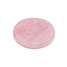 Firetti Edelstein »Schmuck Geschenk Daumenstein / Worry Stone / Yogastein« Rosenquarz rosa + Stein Daumenstein / Worry Stone / Yogastein