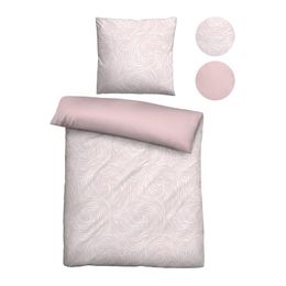 Biberna Wendebettwäsche »0474495« 2 Stk. tlg. natürlicher Rohstoff, schnelltrocknend, angenehm weich, atmungsaktiv rose Obermaterial: 100% Lyocell...