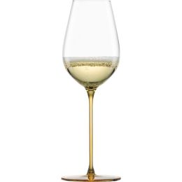 EISCH GERMANY Champagnerglas »INSPIRE SENSISPLUS« die Veredelung der Stiele erfolgt in Handarbeit, 400 ml, 2-teilig amber