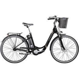 Zündapp ZÜNDAPP »Z517« 7 Gang Nabenschaltung Frontmotor 250 W E Bike Damenfahrrad 28 Zoll 155 - 190 cm mit 7 Gang Nabenschaltung schwarz