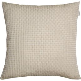 Esprit Kissenbezug &raquo;Square&laquo; aus recycelten Garnen greige/natur/beige Obermaterial: 100% Polyester B/L: 45 cm x 45 cm