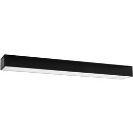 SOLLUX LIGHTING Deckenleuchte »PINNE« LED-Modul 1 Stk. Warmweiß leuchtet nieder Schwarz