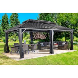 Sojag Pavillon »Gazebo Messina« BxT: 363x598 cm, mit 6 Moskitonetzen