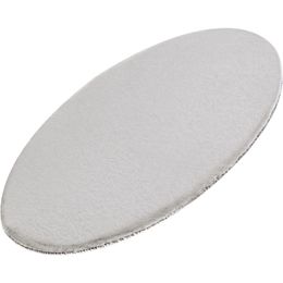 Kleine Wolke Badematte »Cony Oval« Höhe 25 mm beidseitig nutzbar fußbodenheizungsgeeignet Badteppich, Fell-Optik, Uni Farben, besonders weich,...