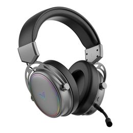RAPOO Gaming-Headset »VH800« Geräuschisolierung Mikrofon abnehmbar grau 40-mm-Lautsprecher mit Graphen-Membran