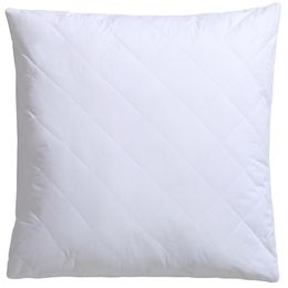 QUEENS TEXTILES Synthetikkopfkissen &raquo;Juliette&laquo; 1 Stk. tlg. Bezug versteppt mit 100% Viskose wei&szlig; Bezug: 100% Baumwolle. F&uuml;llung: 100% Polyester...