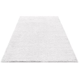 Bruno Banani Hochflor-Teppich »Shaggy Soft« rechteckig 30 mm Höhe gewebt, Uni Farben, besonders weich und kuschelig, Kundenliebling weiß...