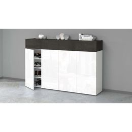 Inosign Schuhschrank &raquo;Savona&laquo; 1 Stk. tlg. wei&szlig; Spanplatte