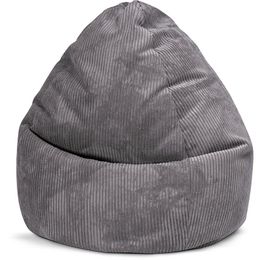 MAGMA Sitzsack &raquo;BeanBag SHARA XXL&laquo; 1 Stk. tlg. grau Bezug: 100% Polyester