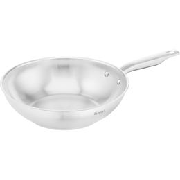 Tefal Wok »Wokpfanne Virtuoso Induktion 28 cm« Edelstahl 1 Stk. tlg. hochwertiger Premium-Edelstahl, unversiegelt, für alle Herdarten edelstahlfarben