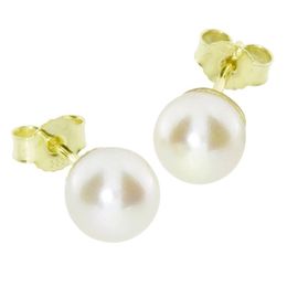 OSTSEE-SCHMUCK Paar Ohrstecker &raquo;Ohrstecker Klassisch 8 mm&laquo; 8 mm rund Sch&ouml;ne Ohrstecker aus Gold 333/000
