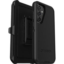 Otterbox Handyhülle »Defender« für Samsung Galaxy S23 FE, integrierter Ständer, stabil, stoßsicher Schwarz Wireless Charging kompatibel
