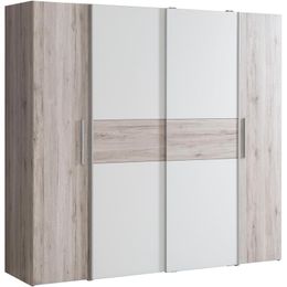FORTE Kleiderschrank »Kalixtus, OTTOs Choice, TOPSELLER, Made in Europe« B/H/T ca. 200x190x60 cm, 2 Schiebetüren, 2 Drehtüren, 8 Einlegeböden,...