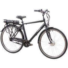 Tretwerk Herren &raquo;Mystic&laquo; 7 Gang Nabenschaltung Frontmotor 250 W Pedelec, Elektrofahrrad f&uuml;r Damen u. Herren schwarz
