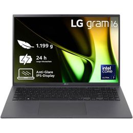 LG Notebook »Gram 16" Ultralight Laptop, IPS-Display, 16 GB RAM, Windows 11 Home, « 40, 6 cm / 16 ′′ Intel Core Ultra 7 ARC 1.000 GB SSD...