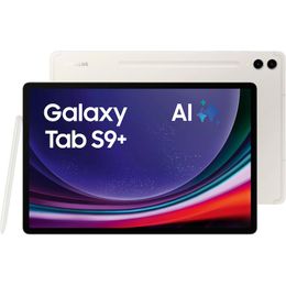 Samsung Tablet »Galaxy Tab S9+ WiFi« (31, 5 cm / 12, 4 ′′) Android 256 GB WQXGA+ AI-Funktionen) Beige Lithium-Ionen (Li-Ion) 10090 mAh