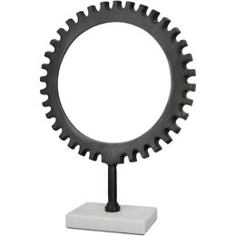 CASABLANCA BY GILDE Wanddekoobjekt »Skulptur Wheel« schwarz
