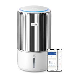 Philips Kombigerät Luftbefeuchter und -reiniger »AC3420/10 PureProtect Water 3400 Series, HEPA- und Aktivkohlefilter« für 78 qm Räume mit 300 m³/h...