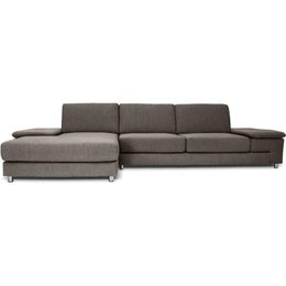 Alte Gerberei Ecksofa »Filippo Ecksofa, L-Form« grey-brown