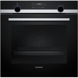 Siemens Pyrolyse Backofen iQ500 &raquo;HB578HBS7&laquo; mit Teleskopauszug nachr&uuml;stbar mit Pyrolyse-Selbstreinigung Backwagen mit ausziehbarer T&uuml;r f&uuml;r bequemes 
