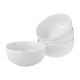 Creatable Schale »Allround Weiss, Buddha Bowl 16 cm 4-tlg« 4 Stk. aus Porzellan Daily Use, Zeitlos weiß 0