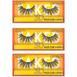 Catrice Bandwimpern »Faked 3/4 Pre-Cut Lashes« mit natürlichem Effekt schwarz gelb Vorgeschnittene künstliche Wimpern