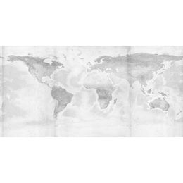 Komar Vliestapete »Digitaldruck Vlies - Concrete World - Größe 500 x 250 cm« bedruckt glatt Wohnzimmer, Schlafzimmer schwarz B/L: 500 m m x 250 m m