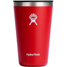 Hydro Flask Coffee-to-go-Becher »16 OZ ALL AROUND TUMBLER« doppelwandige TempShield -Vakuumisolierung rot