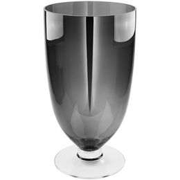 Fink Windlicht &raquo;ELITE, Weihnachtsdeko&laquo; Kerzenhalter bzw. Vase mit klarer Fromsprache grau