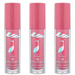 Essence Lippenstift »Disney Pixar Up glitter switch liquid lipstick« mit intensiver Farbabgabe Paradise falls Hochglänzender, glitzernder,...