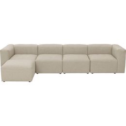 Max Winzer Ecksofa »Lena« Sofa-Set 07 aus 5 Sitz-Elementen, individuell kombinierbar creme