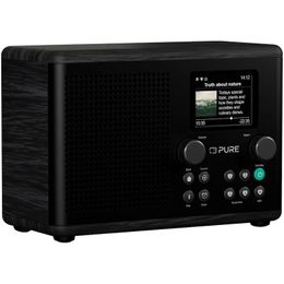 pure Internet-Radio »Classic H4i« (Bluetooth Automatische Senderverfolgung Digitalradio (DAB+) FM-Tuner UKW mit RDS 10 W) schwarz USB- und...