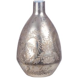 Gilde Bodenvase »Vase Peso, grau H.43 cm« grau