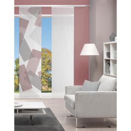 Vision Schiebegardine &raquo;NAYAH&laquo; Paneelwagen 1 Stk. tlg. SCHIEBEVORHANG, BAMBUS, DIGITALDRUCK bordeaux Obermaterial: 100% Polyester 260 cm