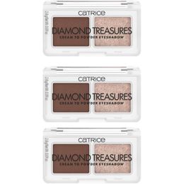 Catrice Lidschatten-Palette &raquo;Diamond Treasures Cream to Powder Eyeshadow&laquo; Farbton 010 Hazel Spark: Perfekt f&uuml;r vielseitige Augen-Make-ups Hazel...