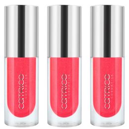 Catrice Lipgloss »ETERNAL RED Cherry Bomb Lip Oil« Satte Farbe, glänzendes Finish, geschmeidig mit Plumping-Effekt. Ruby Radiance Volumengebendes...