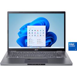 Acer Notebook »A14-51M-3411« 35, 56 cm / 14 ′′ Intel Core 3 Intel Graphics 512 GB SSD Stahlgrau