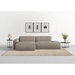 Trendmanufaktur Ecksofa »Braga, mit hochwertigem Kaltschaum, L-Form, in Cord erhältlich« modernes Sofa, Couch mit hohem Sitzkomfort, 275/72/160 cm...