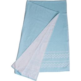 WEWO-Fashion WEWO FASHION Strandtuch »Peshtemal« Badetuch, leichte Qualität aus reiner Baumwolle, glatte Oberseite aqua Obermaterial: 100% Baumwolle B/L: 100...