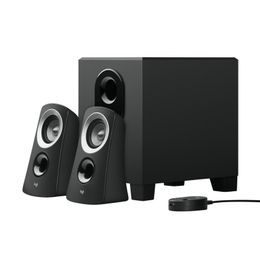 Logitech Lautsprechersystem »Z313« 2.1 ( 2.1 Soundsystem ) mit Subwoofer Schwarz 3,5 mm Eingang: 1