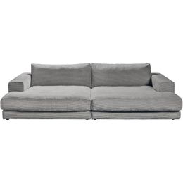 Places of Style Loungesofa »Enisa, B/T/H: 290/170/85 cm« Zeitloses und stylisches Loungemöbel, Mega-Sofa, Big-Sofa XXL dunkelgrau